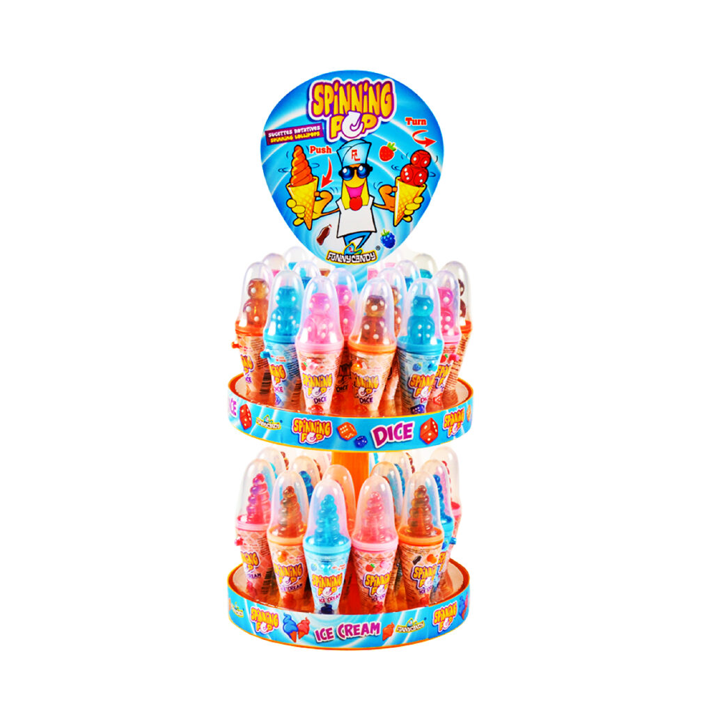 Γλειφιτζούρι Spinning Pop IceCream & Dice - Sugarcity Shop