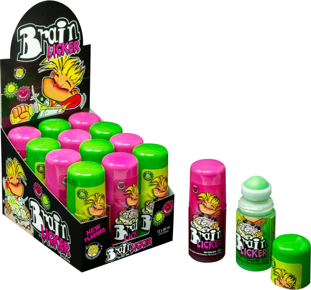 Γλειφιτζούρι Brain Licker Sour Candy Roller - Sugarcity Shop